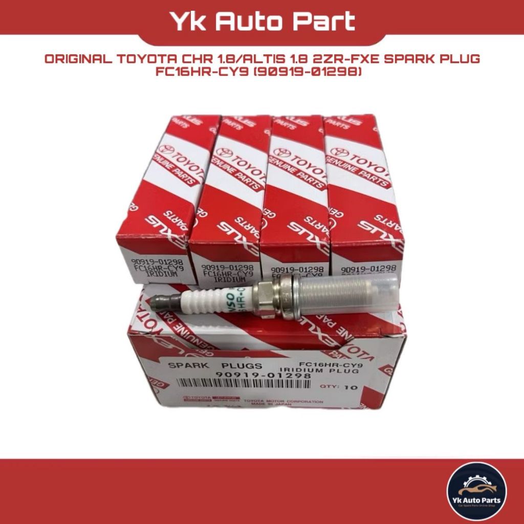 ORIGINAL TOYOTA CHR 1.8/ALTIS 1.8 2ZR-FXE SPARK PLUG FC16HR-CY9 (90919 ...