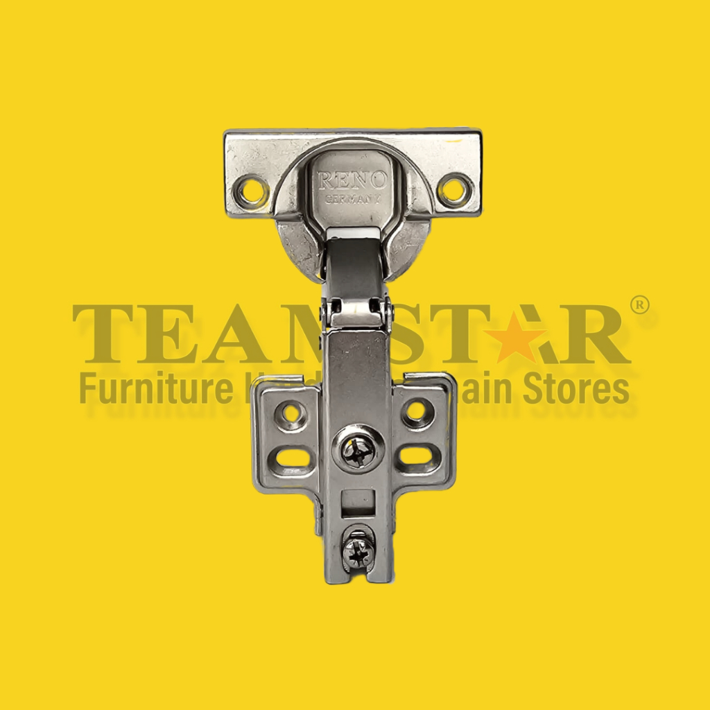 【TEAMSTAR】RENO SC5 5/8 Full Overlay Soft Close Hinge [SCREWS INCLUDED] | Shopee Malaysia