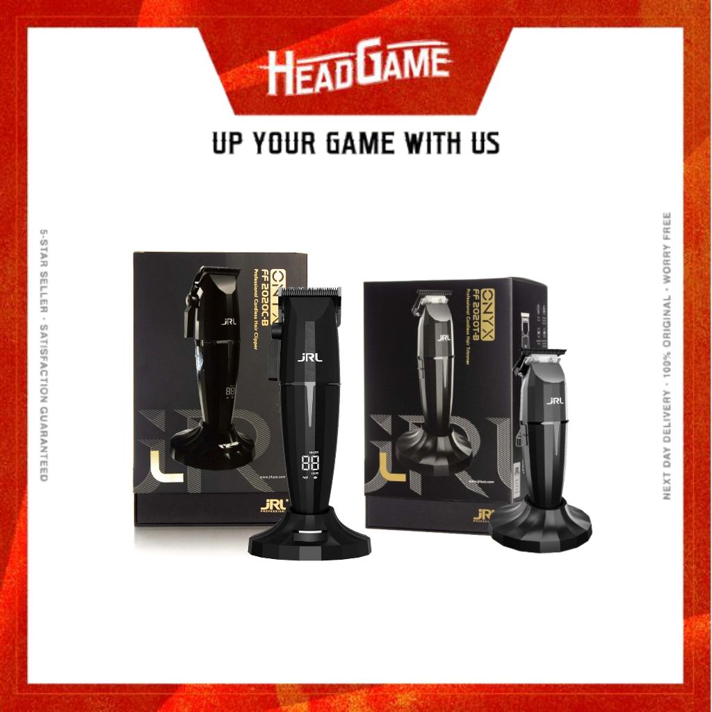 JRL ONYX Professional Cordless Hair Clipper 7500 RPM Trimmer 8500 RPM ...