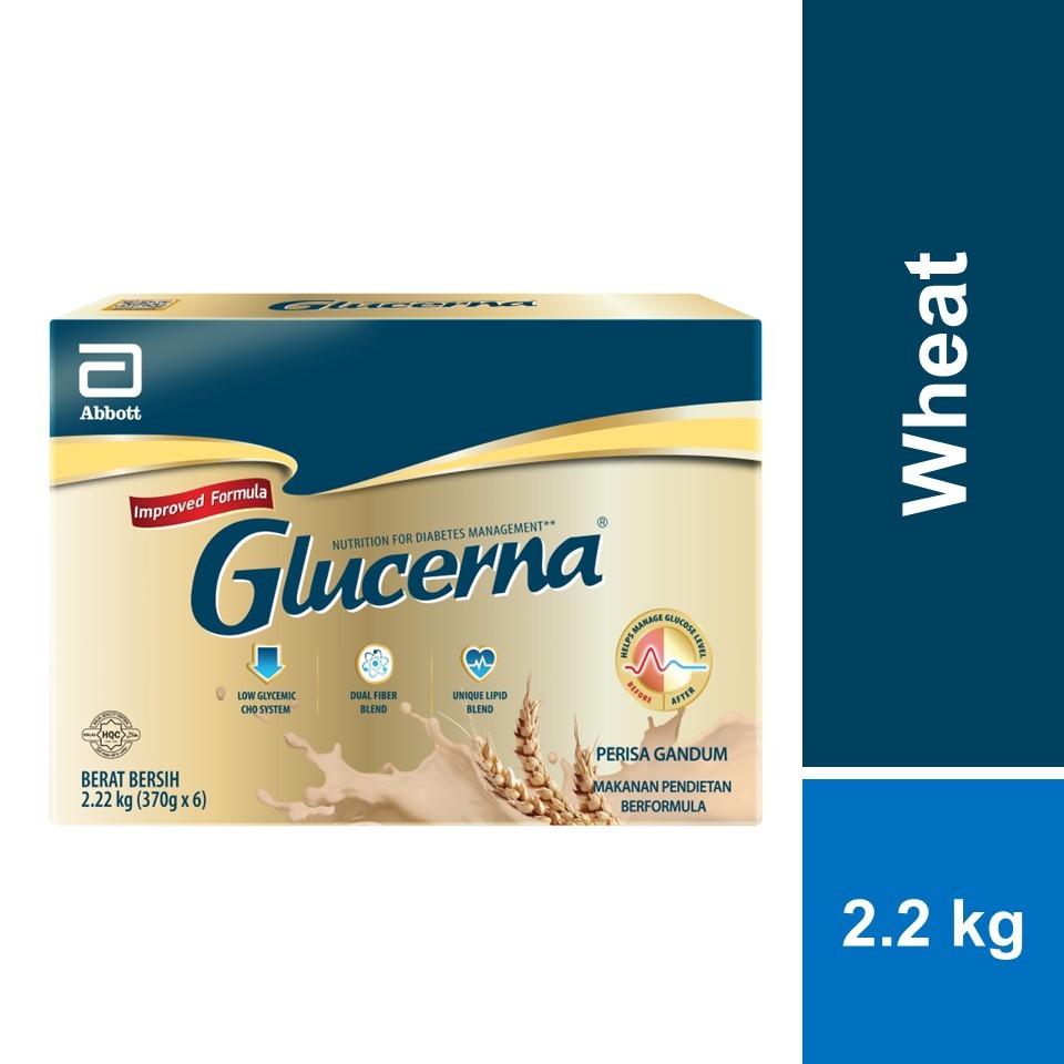 Glucerna Diabetes-Specific Formula - Wheat BIB (2.22kg) [Exp 02 Jul ...