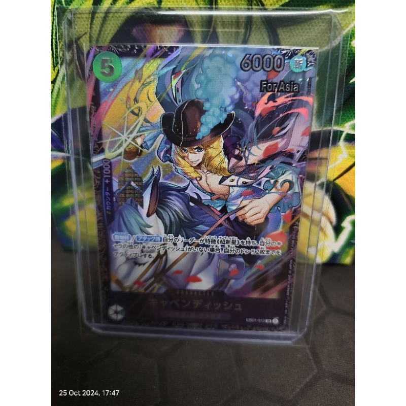 (Ori)One Piece Card Game EB01-012 Flagship Cavendish | Shopee Malaysia