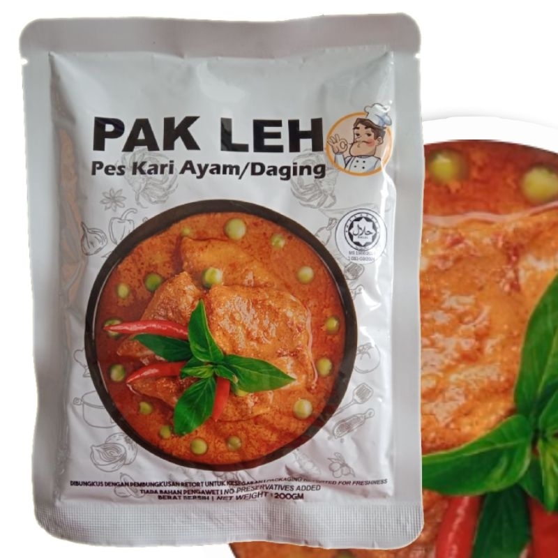 PAK LEH Pes Kari Ayam / Daging | Chicken / Meat Curry Paste | Shopee Malaysia