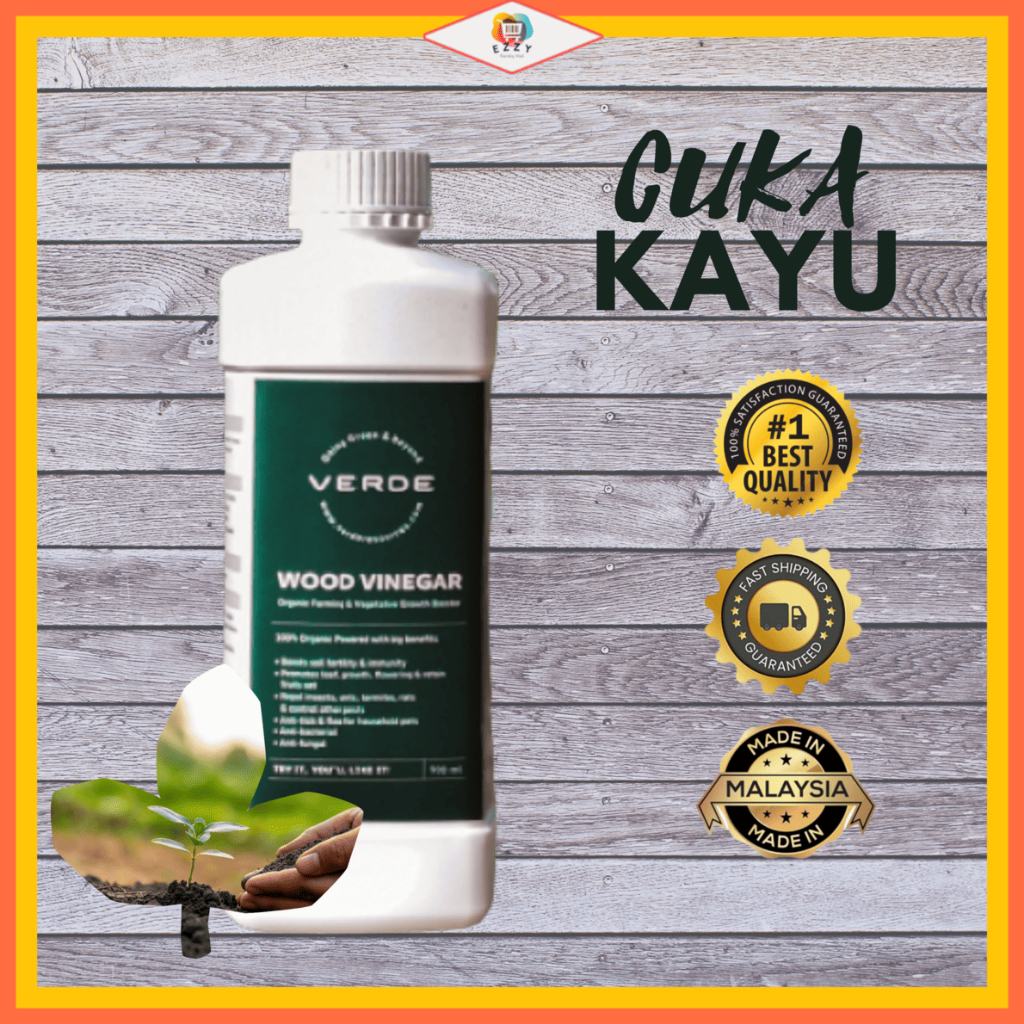 Cuka Kayu Wood Vinegar 1L 100% Pati Asli (Baja, Anti Kulat, Anti ...