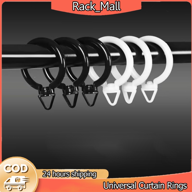 10pcs 44mm Hanging Eyelet Loops / Pole Rod Hooks Rings / Curtain Rod Rings /Curtain Hooks ...