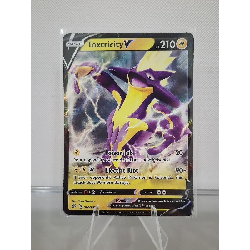 2020 Toxtricity V Card (Rare Holo) | Shopee Malaysia
