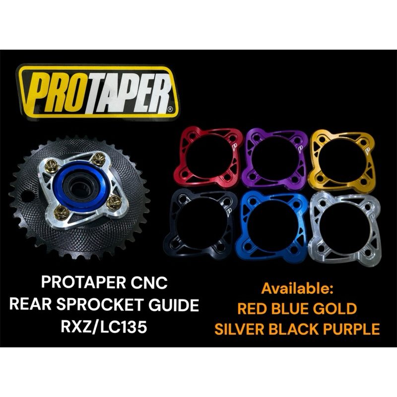 PROTAPER CNC REAR SPROCKET GUIDE Plate RXZ LC135 RS150 spocket belakang ...