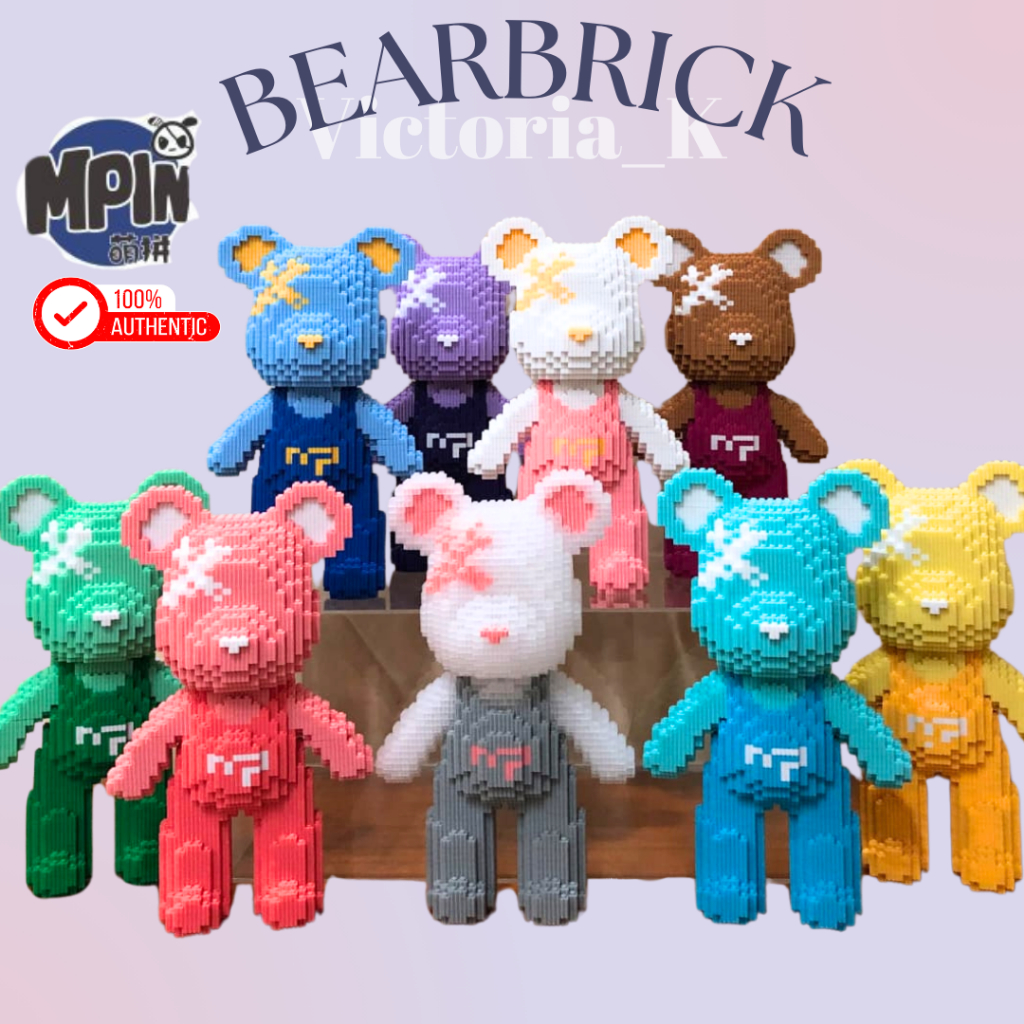 Mpin萌拼 32cm Bearbricks Connection Blocks Toys Puzzle Building Blocks ...