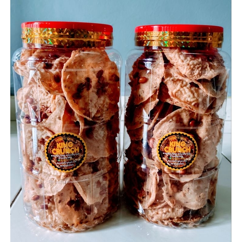REMPEYEK KACANG TANAH KING CRUNCH (2 BALANG COMBO) BELI 4 BALANG ...