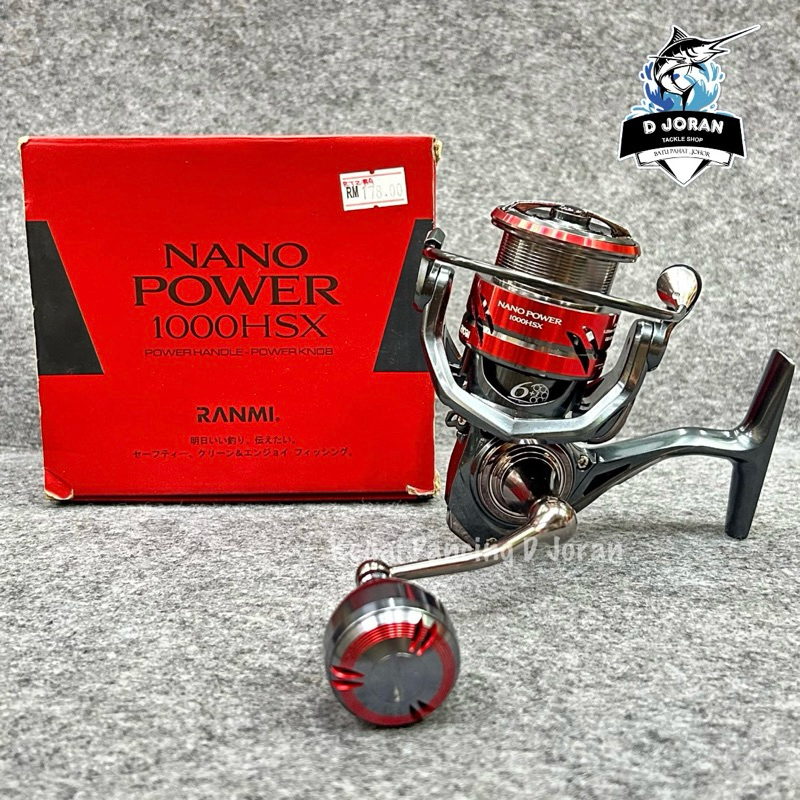 RYOBI RANMI NANO POWER HSX SPINNING REEL | Shopee Malaysia