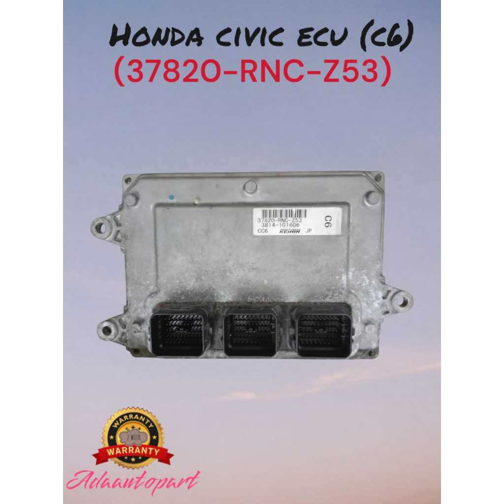 HONDA CIVIC ECU - 37820 - RNC - Z53 ( C6 ) | Shopee Malaysia