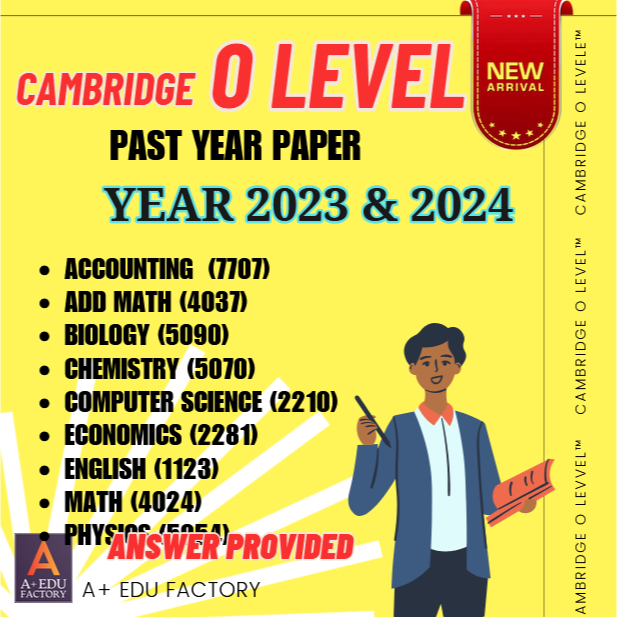 [📚PDF] O LEVEL PAST YEAR PAPER 2023 & 2024 [O-LEVEL] PAST YEAR PAPER ...