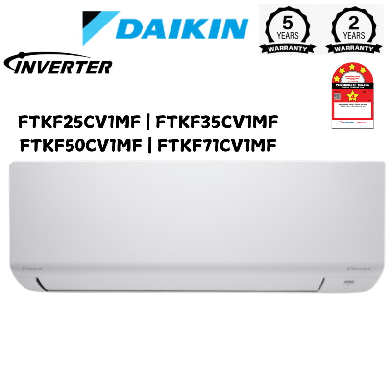 Daikin Inverter 4satr R32 Air-Conditioners 1.0hp_1.5hp_2.0hp_2.5hp(FTKF_CV1MF) | Shopee Malaysia