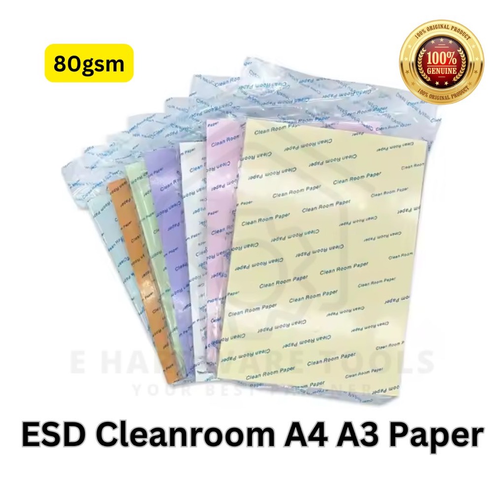 [80gsm] A3 A4 ESD Copy Paper Industry Dust Free Cleanroom Printing ...