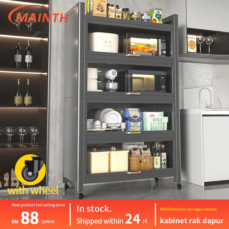 Rak Dapur Kabinet Organizer Kitchen Storage Cabinet Rack ...