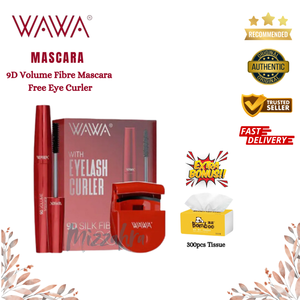 Wawa Mascara ORIGINAL HQ + FREE Curler | Shopee Malaysia