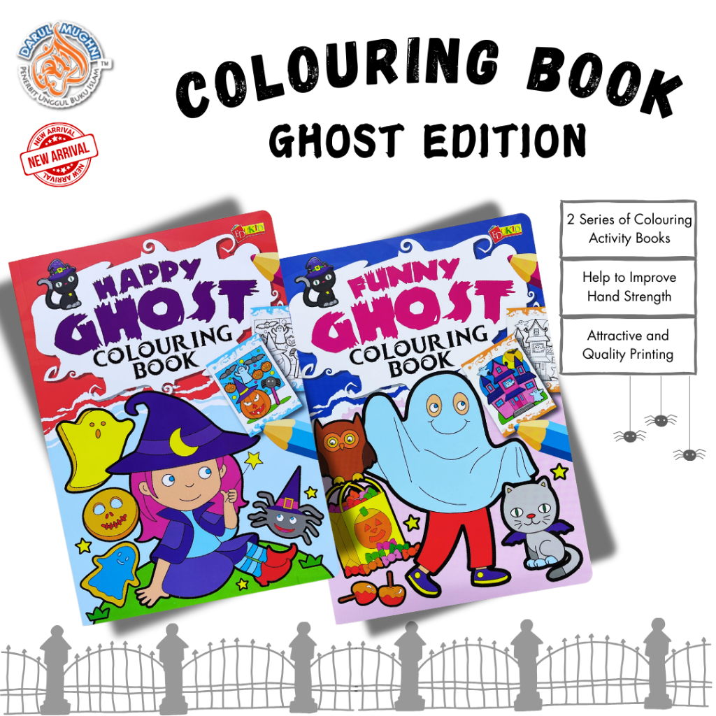 Activity Book - Colouring Book Ghost Edition - Activity Book ...