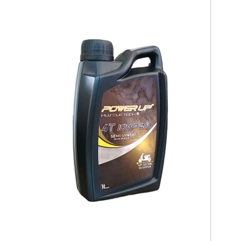 Power Up 4T Scooter Muscle Tech 10W-40 Semi Synthetic | Shopee Malaysia