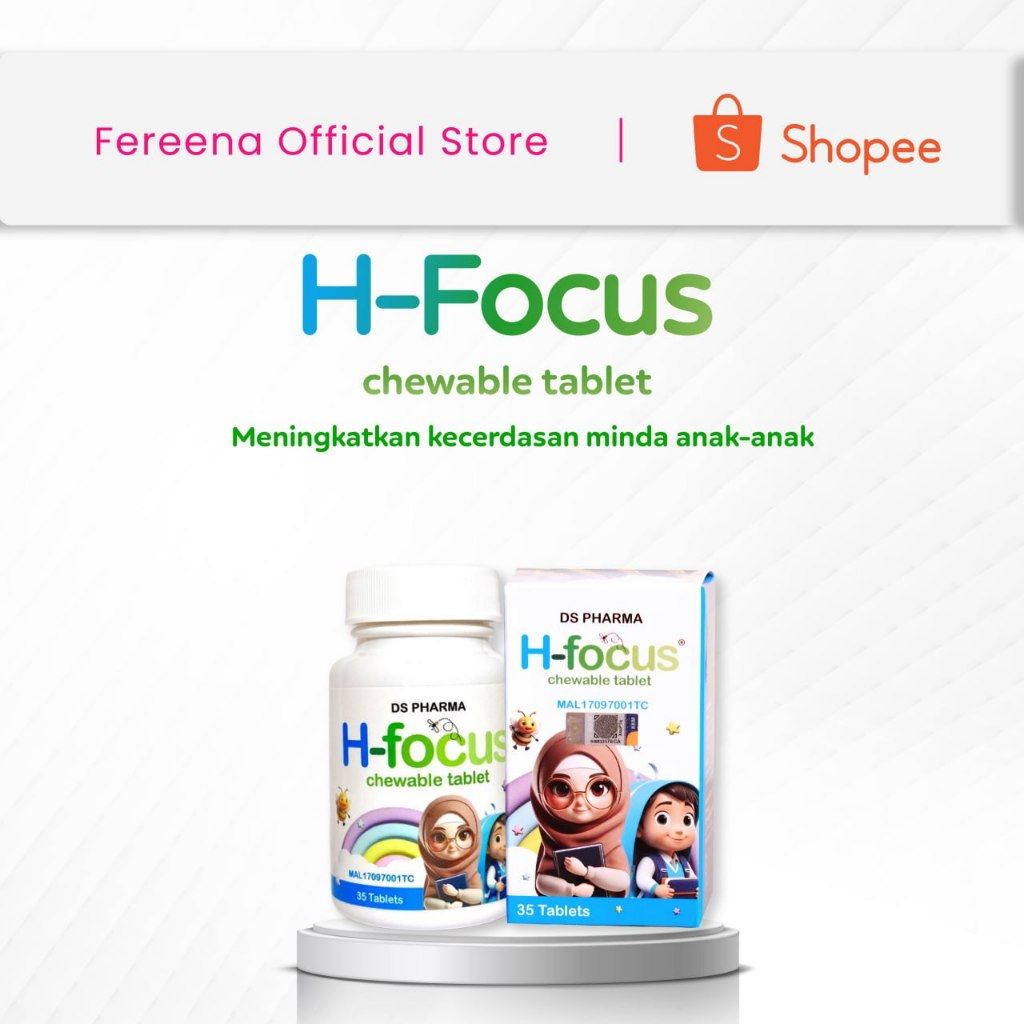 H- Focus Chewable Tablets [FEREENA OFFICIAL HQ] | Shopee Malaysia