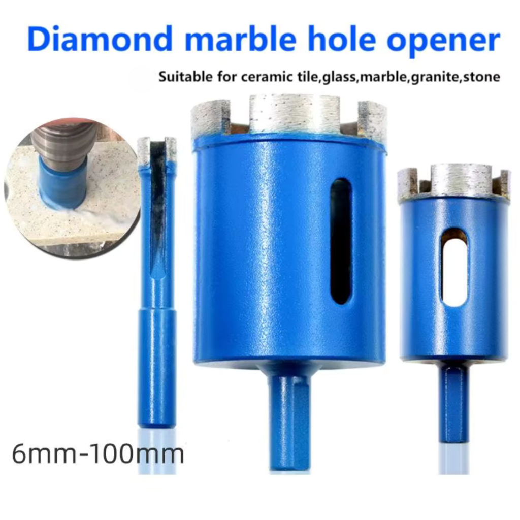 6-65mm Diamond Hole Saw Drill Bits Set Marble Granite Tile Glass ...