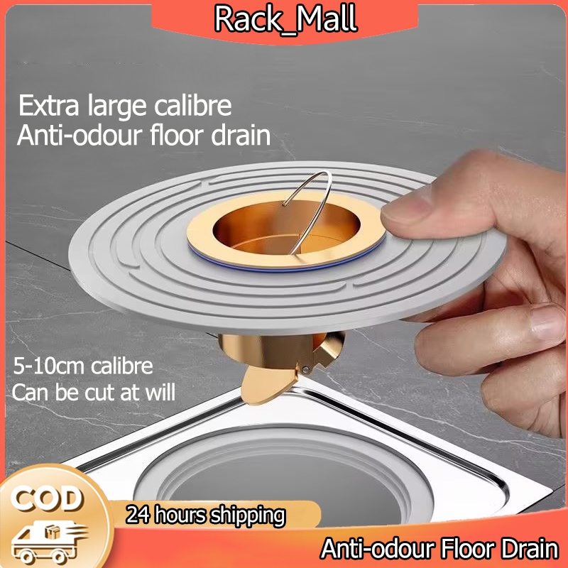 Universal Dectable Floor Drain Anti-odor Sink Strainer Magnetic Self-Closing Backflow Preventer ...