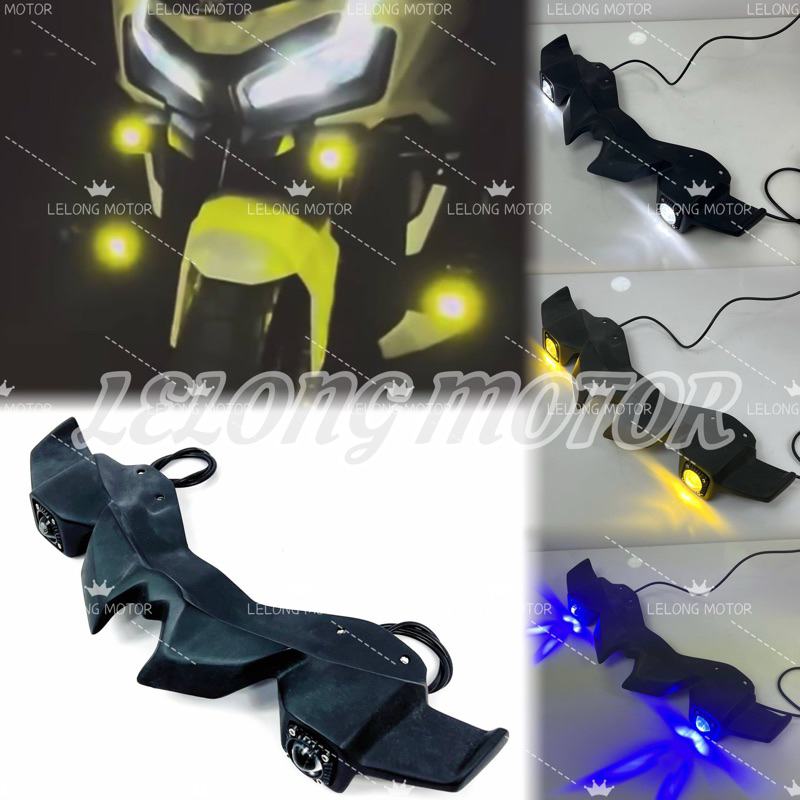Honda ADV160 ADV150 WINGLET WITH LED Fairing Aerodynamic Winglets Front ...