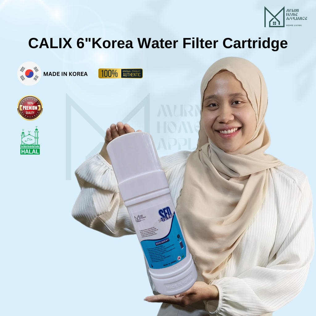 HALAL CALIX 6" Murni Original Korea Filter SET (4 units) Replacement ...
