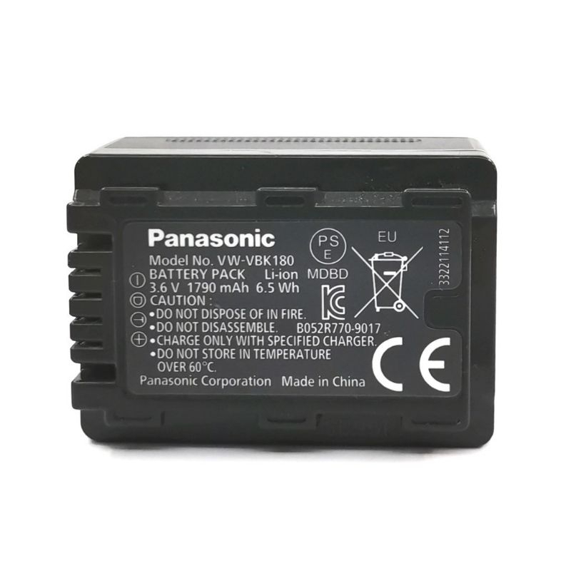 Original Panasonic VW-VBK180 Lithium-Ion Camera Battery For HDC-TM09 ...
