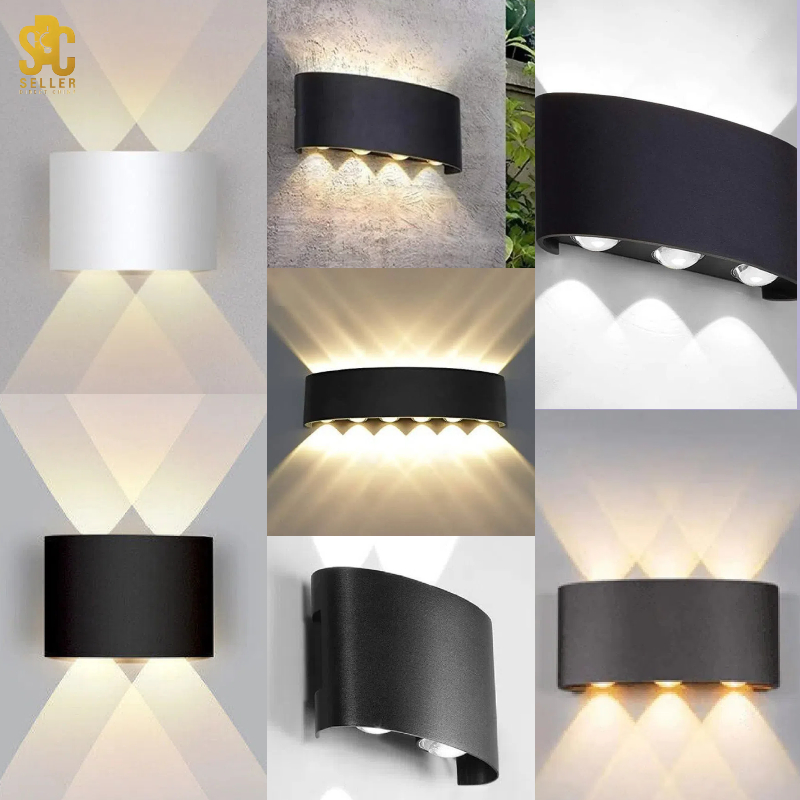 【SDC】Aluminum LED Wall Lamp Lampu Dinding Electric LED Wall Lamp Indoor ...