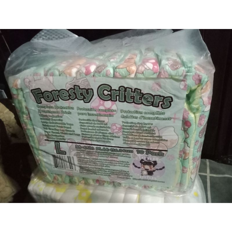 (YEAR END SALE) 1 PACK 10 PIECES L Size Forest Animal ABDL adult ...
