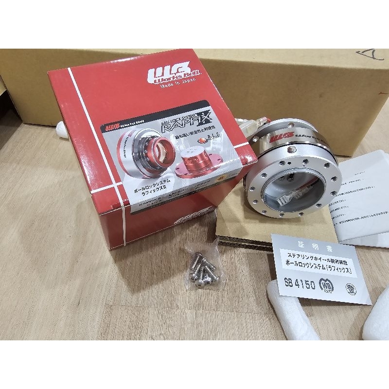 works bell rapfix steering wheel quick release evo sti rx7 rx8 subaru ...