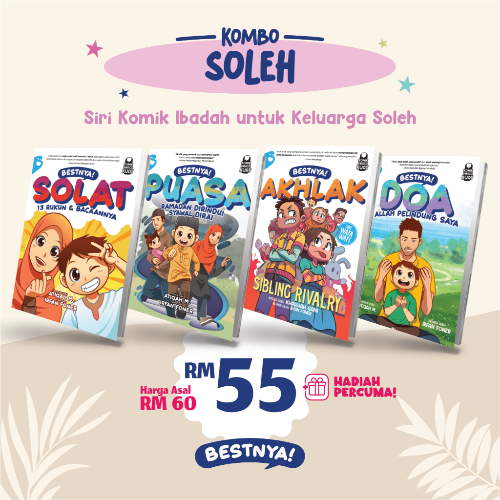 KOMBO SOLEH : Bestnya! Solat + Doa + Akhlak + Puasa [Hadiah Eksklusif ...