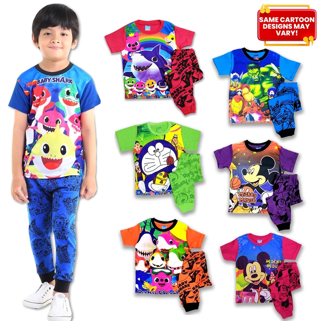 Hot Sale Kids JERSEY Pajamas Part 3 - Random Color (2-6Y) Pyjamas ...