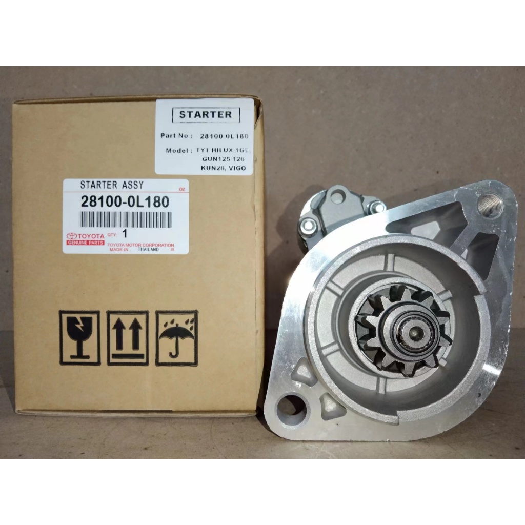 STARTER TOYOTA HILUX 1GD,GUN125,GUN126,KUN26,VIGO 12V 1.8KW 10T ND ...