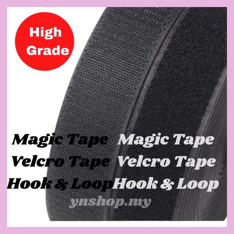 💥1” 2”💥 1 Inch 2 Inch Magic Tape Velcro Tape Tape Kasut 25 Meter 相思带 ...