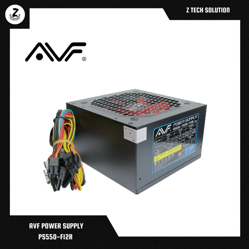 AVF Power Supply STANDARD 550W ( PS550-F12R ) | Shopee Malaysia