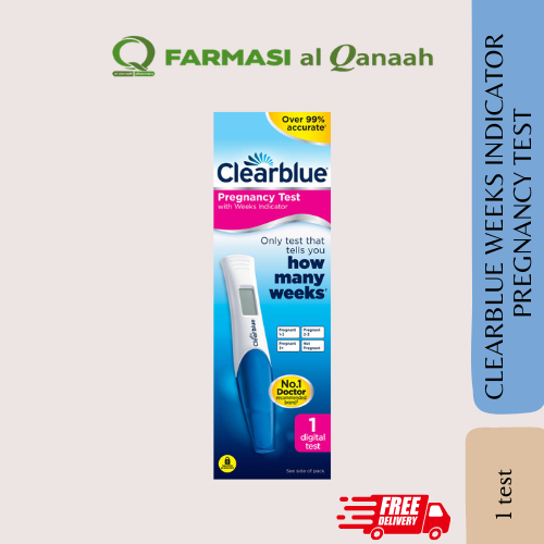 CLEARBLUE WEEKS INDICATOR PREGNANCY TEST 1'S | Shopee Malaysia
