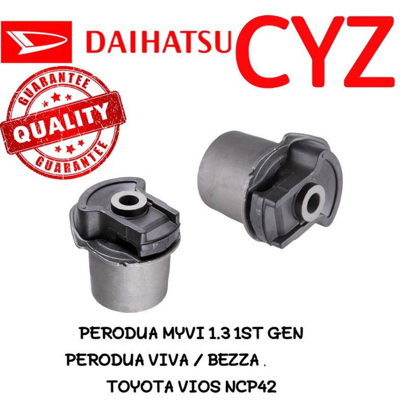 Rear Axle Bush PERODUA MYVI 1.0 1.3 OLD MODEL, VIVA, BEZZA, TOYOTA VIOS ...