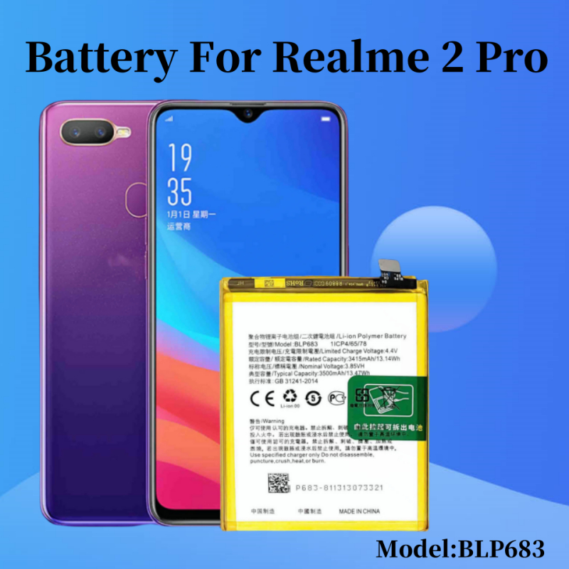 Battery For Realme 2 Pro Bateri 2pro BLP683 | Shopee Malaysia