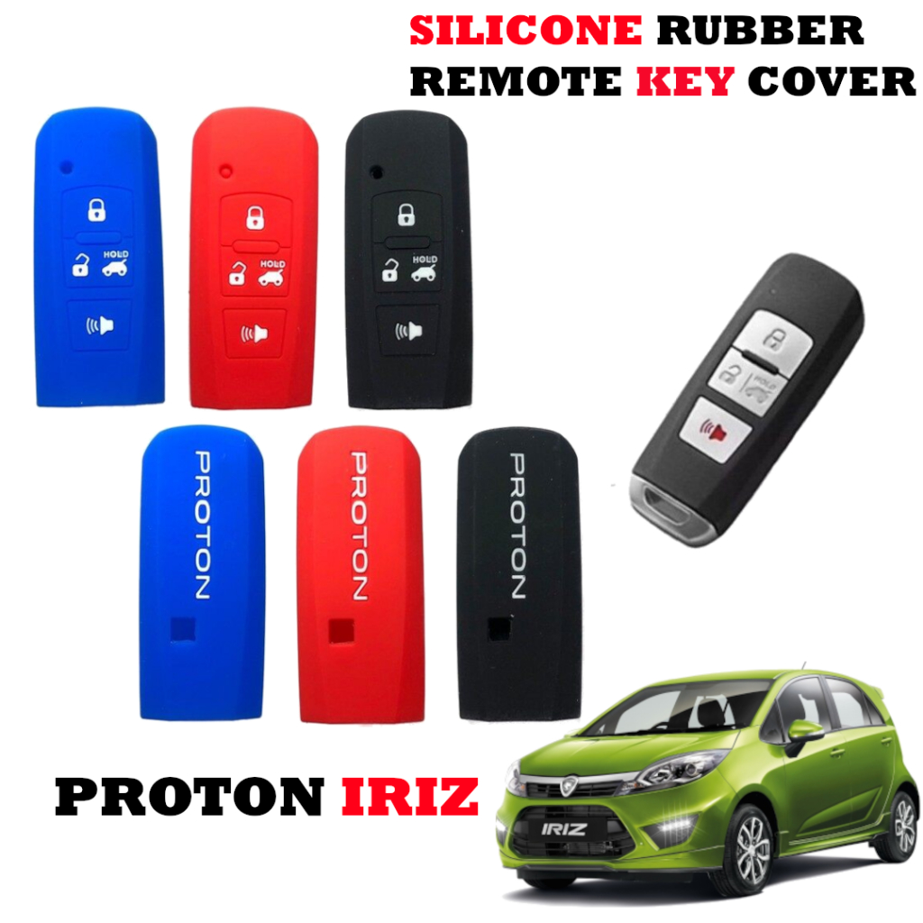 Proton New Iriz Persona Car Alarm Key Remote Cover Case Casing Silicone ...