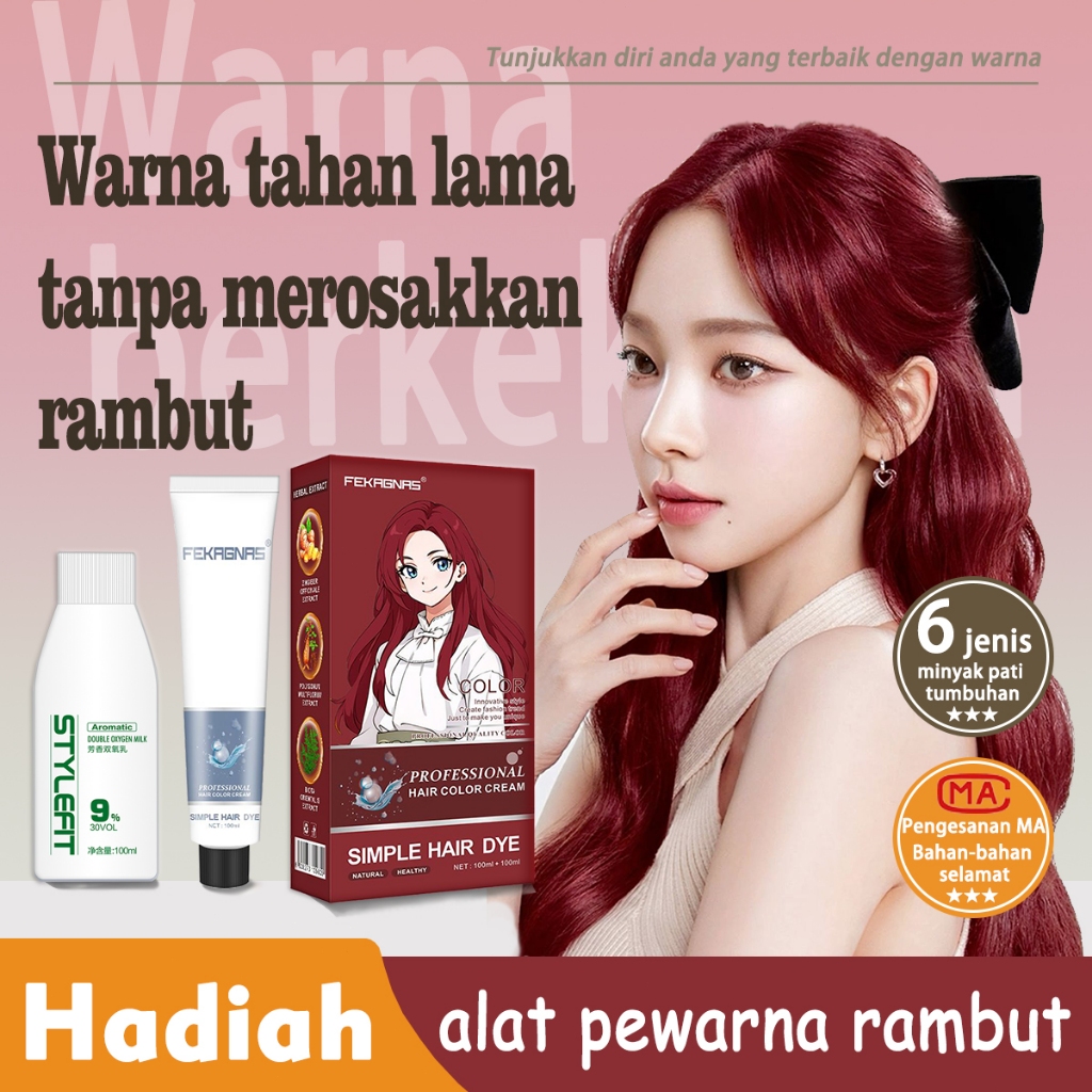 2024 warna rambut popular, pewarna rambut, warna rambut unik, pewarna ...
