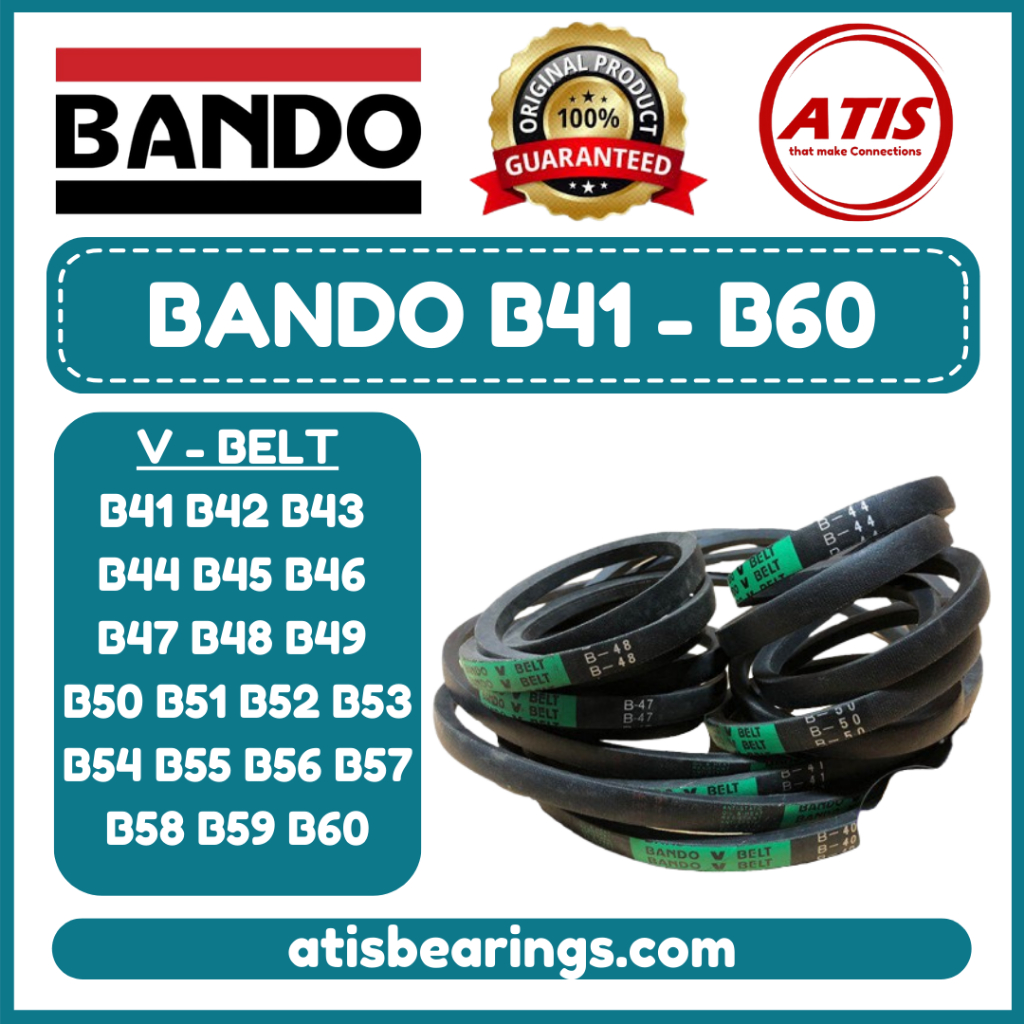 BANDO B41 B42 B43 B44 B45 B46 B47 B48 B49 B50 B51 B52 B53 B54 B55 B56 B57 B58 B59 B60 Standard V ...