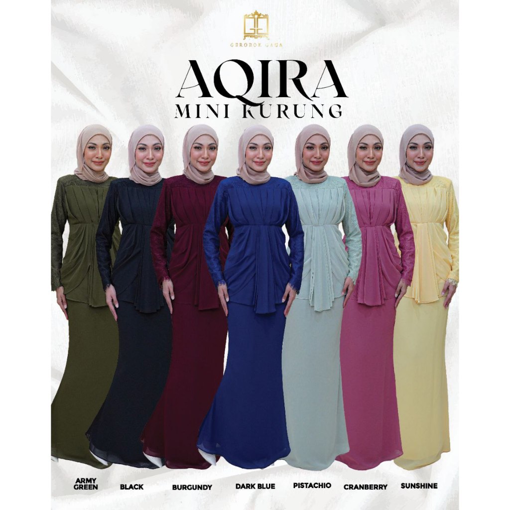 AQIRA MINI KURUNG RAYA 2025(sila pm admin sebelum order) | Shopee Malaysia