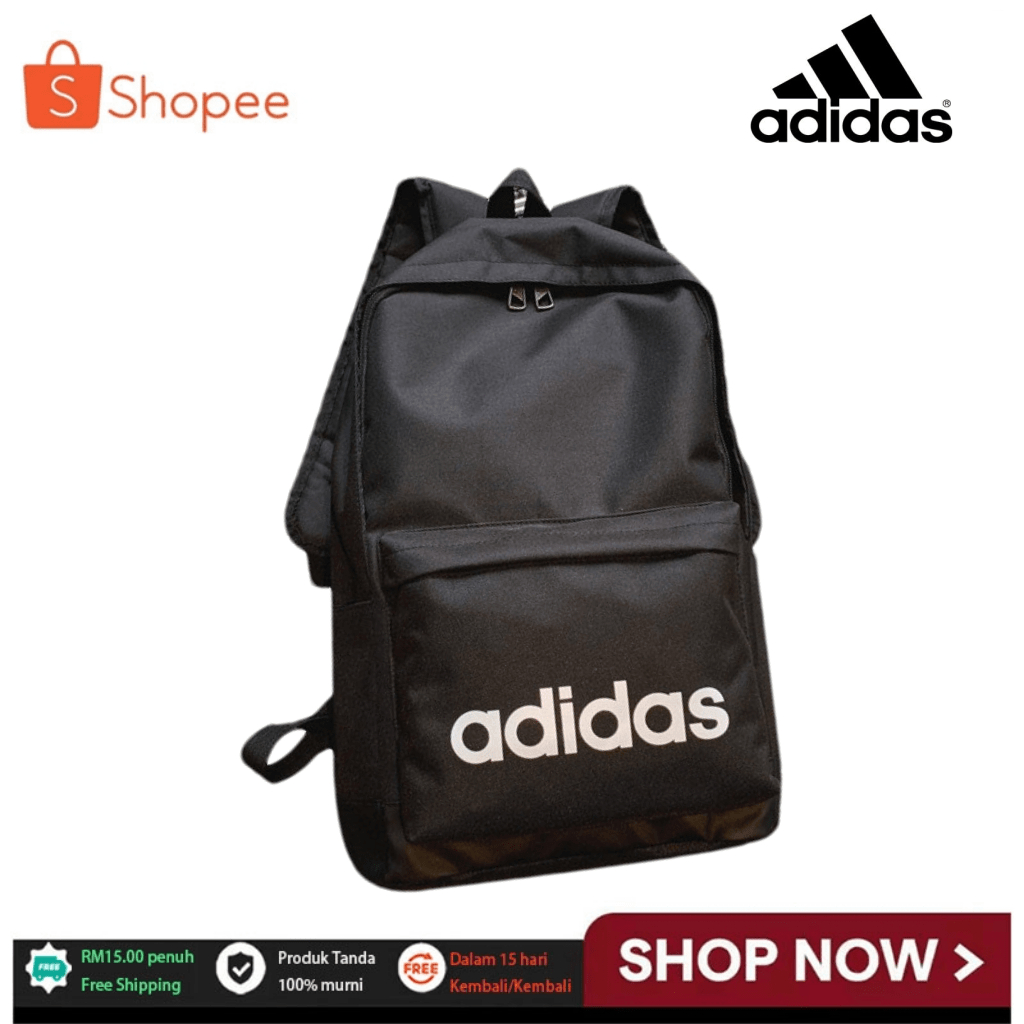 Malaysia Ready Stock adidas bagpack school bagpack beg adidas bag ...