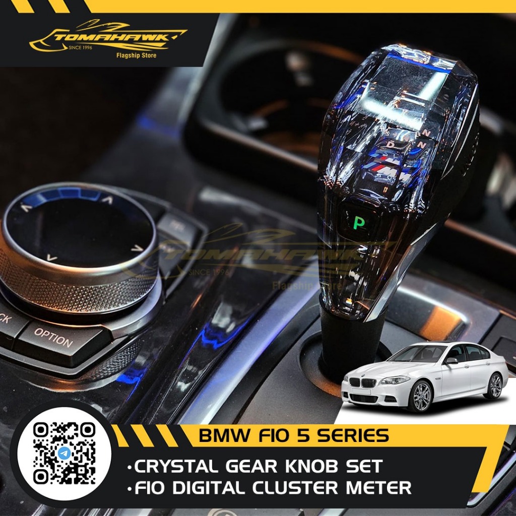 RHD Crystal Gear Shift Knob for BMW Shifter 4 5 6 7 8 Series X5 F10 F30 ...
