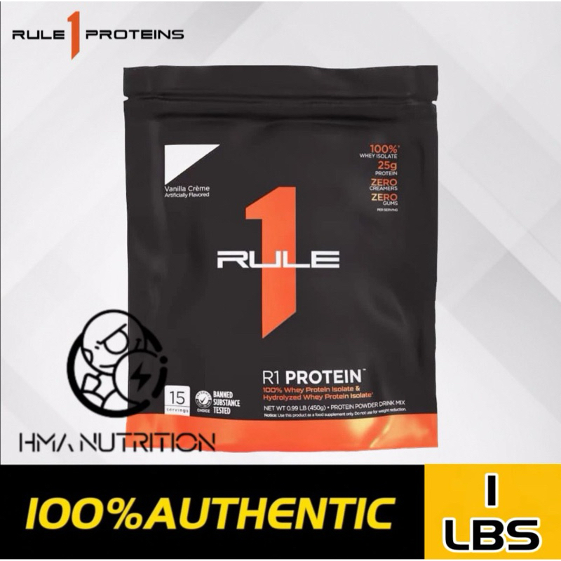 RULE1 R1 Protein Isolate (1LBS) Rule 1 Protein,Rule 1 Whey Isolate,Whey ...
