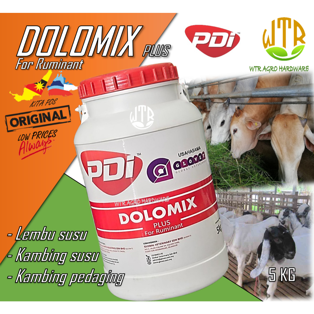 DOLOMIX + for Ruminant 5KG BAGI HAIWAN TAMBAH SUSU DAN MENINGKATKAN KELAHIRAN | Shopee Malaysia