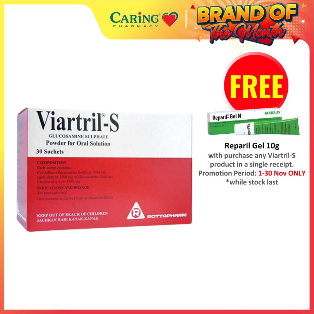 VIARTRIL-S POWDER (1500MG × 30 SACHETS) | Shopee Malaysia