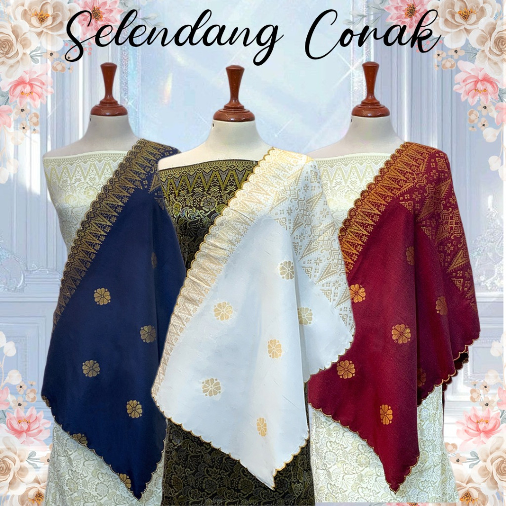 Selendang Corak | By Songket Athirah | Songket Tenun | 100% Cotton ...