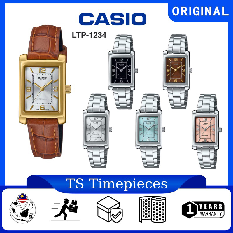 CASIO General LTP-1234 Women Watch LTP-1234DD-1 / LTP-1234DD-2 / LTP ...
