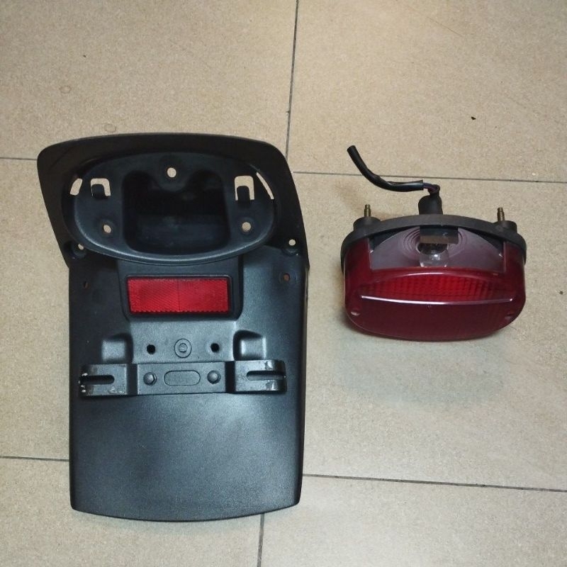 Yamaha Dragstar 650 1997 - 2000 mudguard rear & brake light set ...